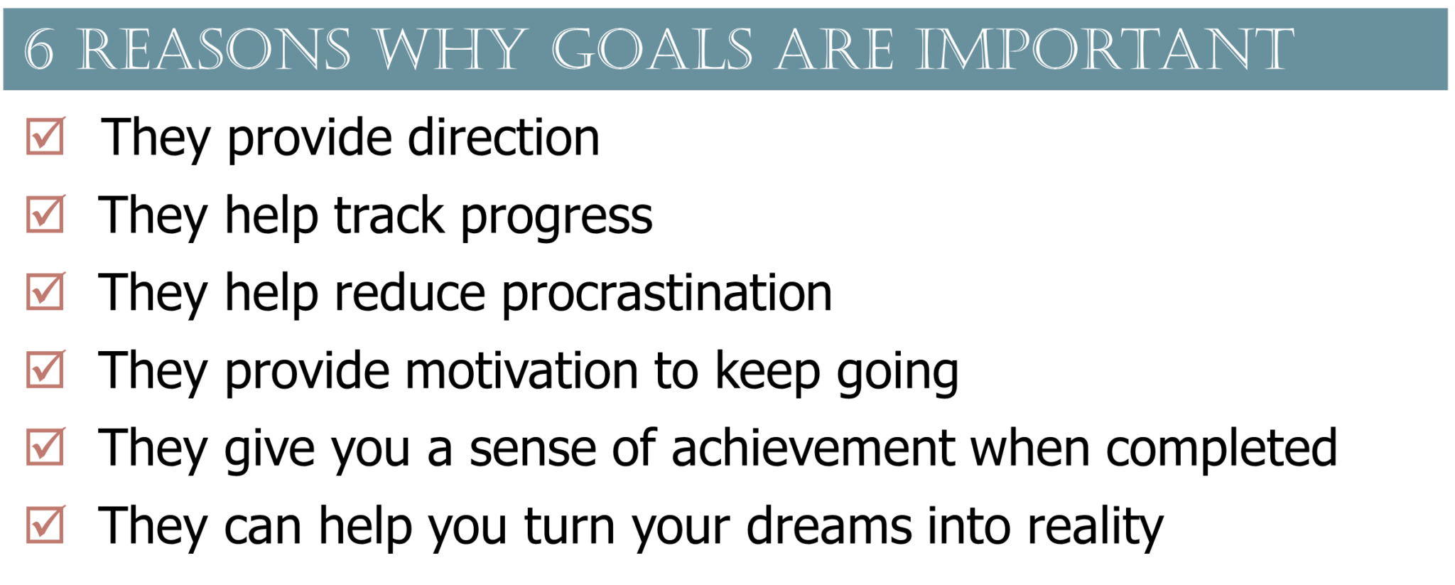 6 Reasons Goals are Important and Setup Tips for Success - Mindful ...